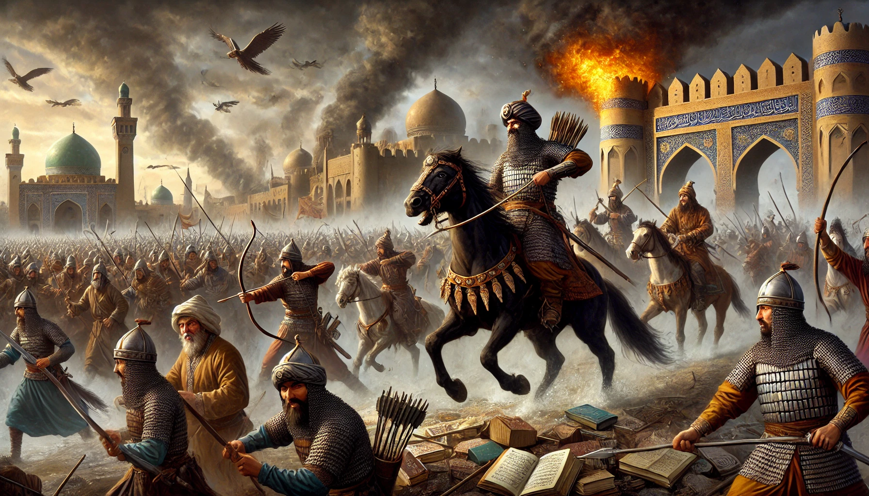 O Cerco a Bagdá pelos Mongóis: O Fim da Era de Ouro Islâmica